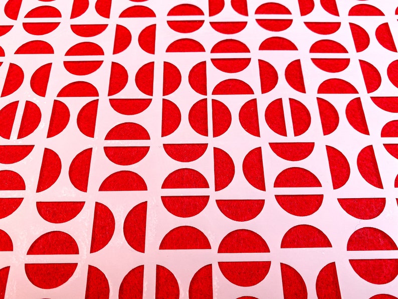 11x14 Geometric Mid Century Modern Stencil | Etsy