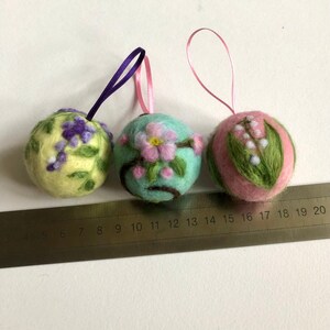 Small Flower Baubles, Tree Decoration, Spring Decoration, Gardeners ...
