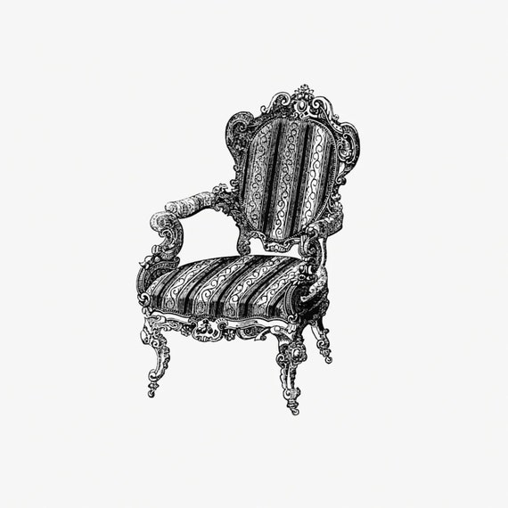 White Victorian Chair