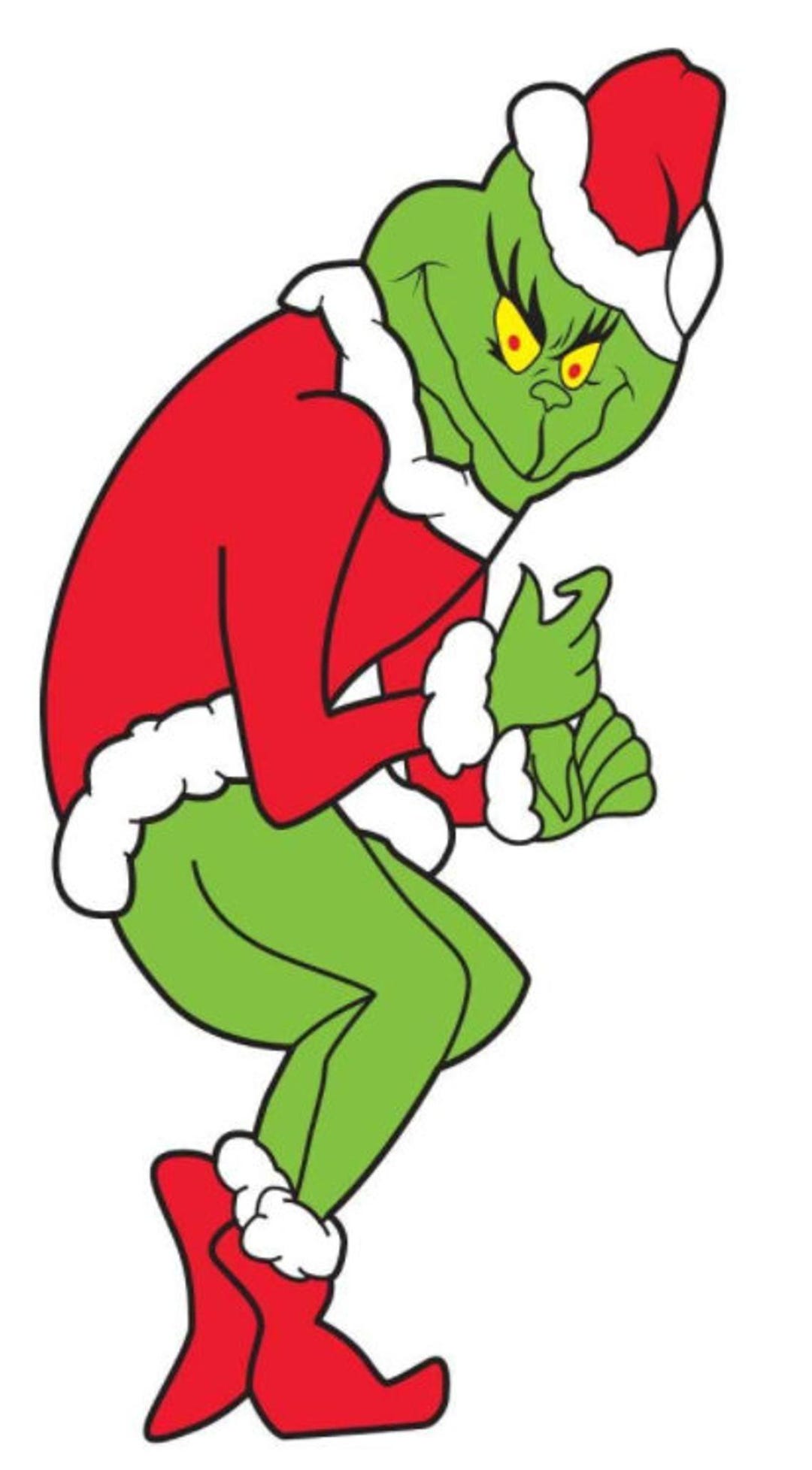 Cut Your Own Digital Print 6 Ft Grinch - Etsy