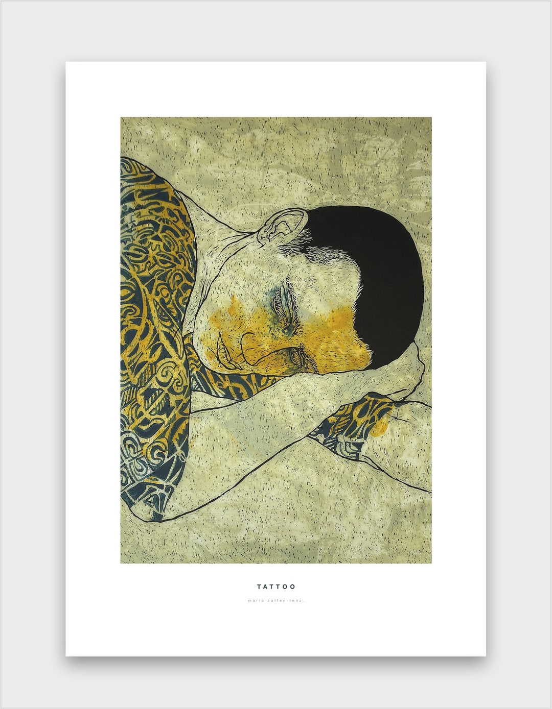 Art Print, Poster, Art Motif, Tattoo, Male Motif - Etsy