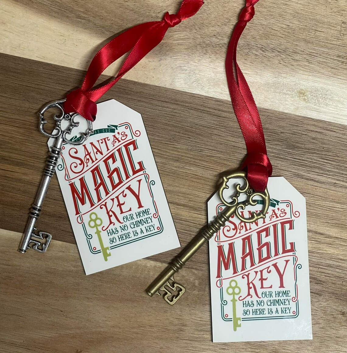 Santa's Magic Key Ornament - Etsy