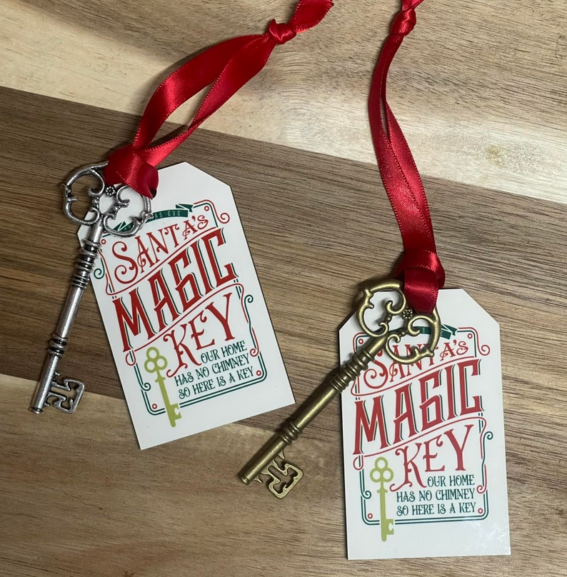 Santa's Magic Key Ornament - Etsy