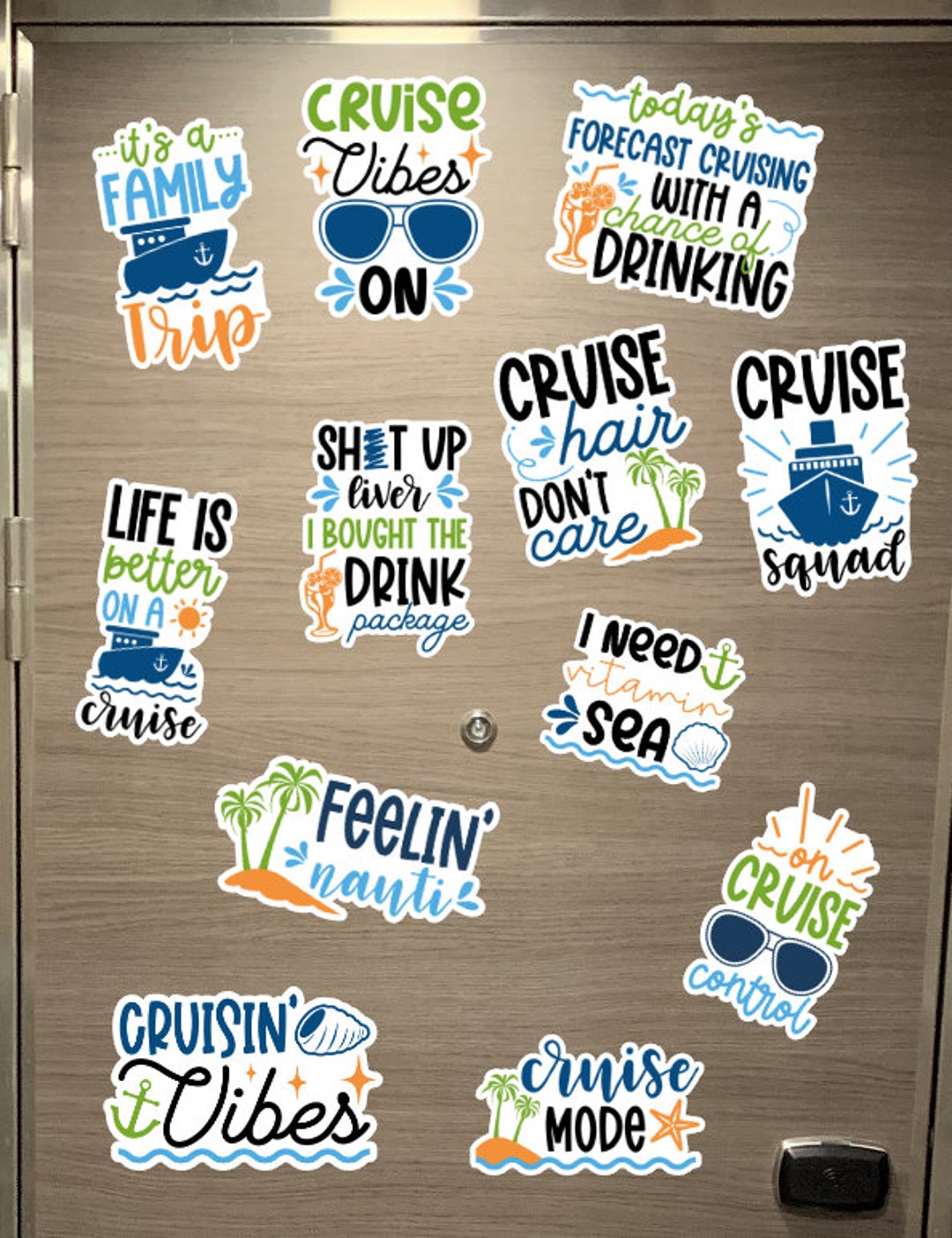 Fun Silly Cruise Door Magnet Signs - Royal Caribbean Carnival ...