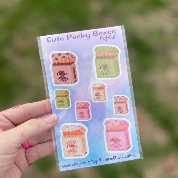 Pocky Sticker - Etsy