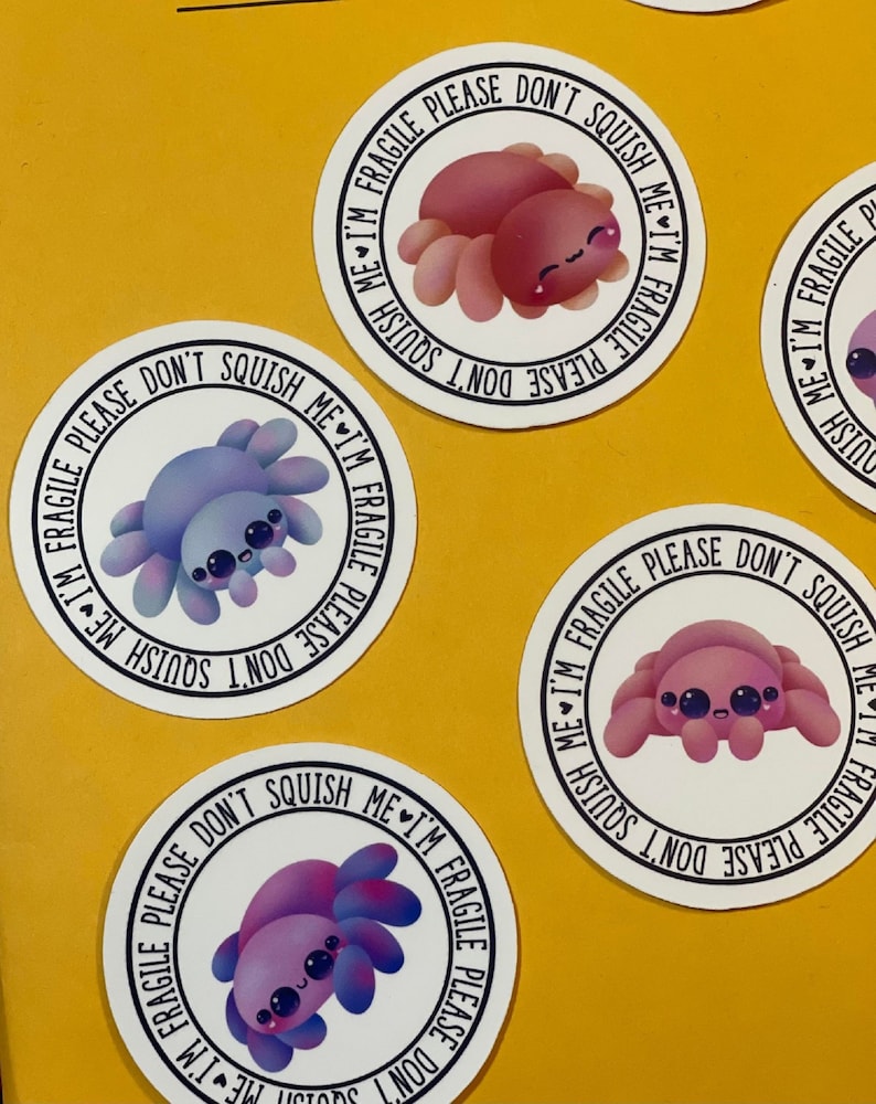 Fragile Shipping Stickers Fragile Shipping Labels Cute - Etsy