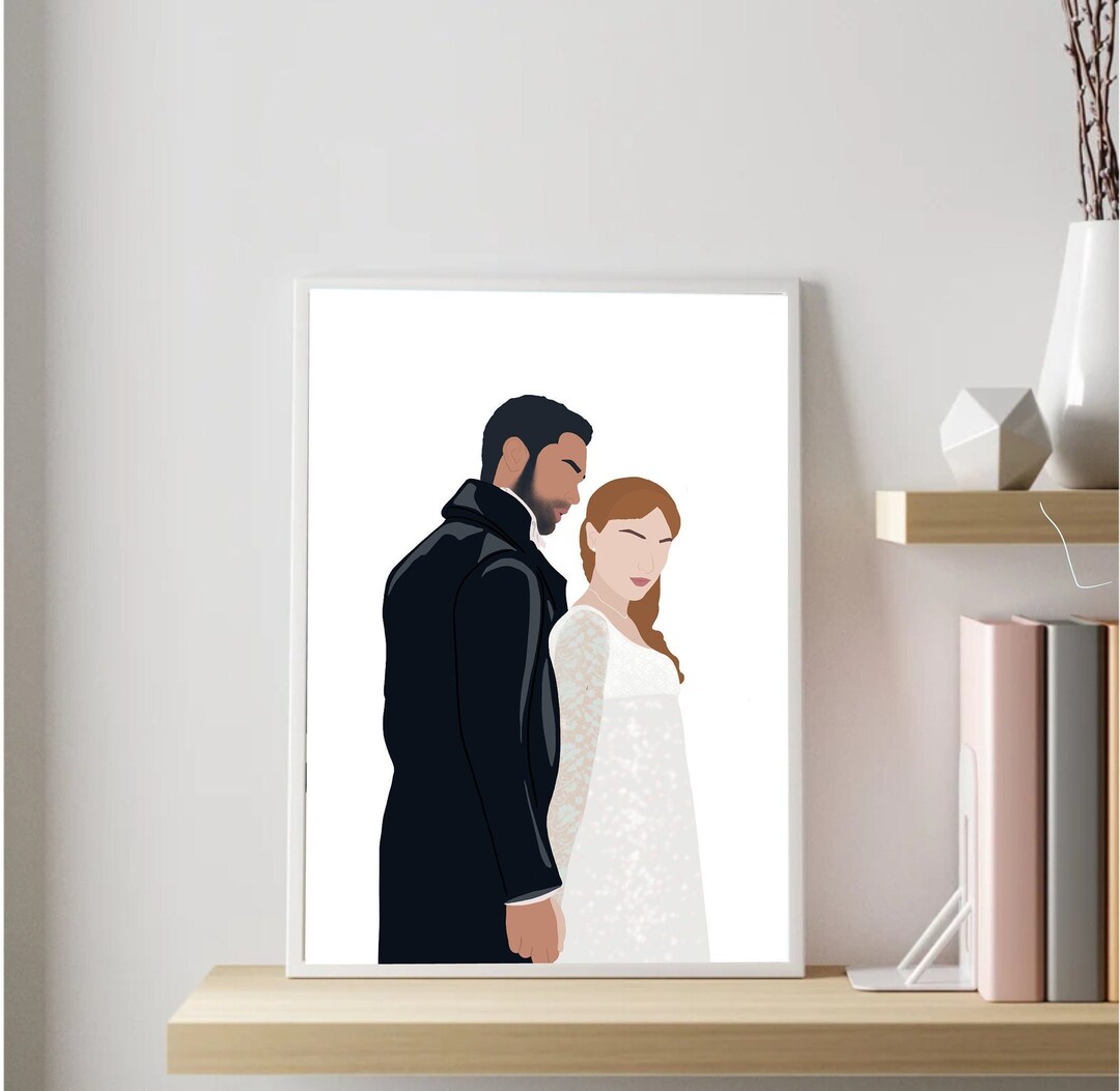 Bridgerton | Daphne and Simon the Duke | Digital Download | Hand Drawn ...