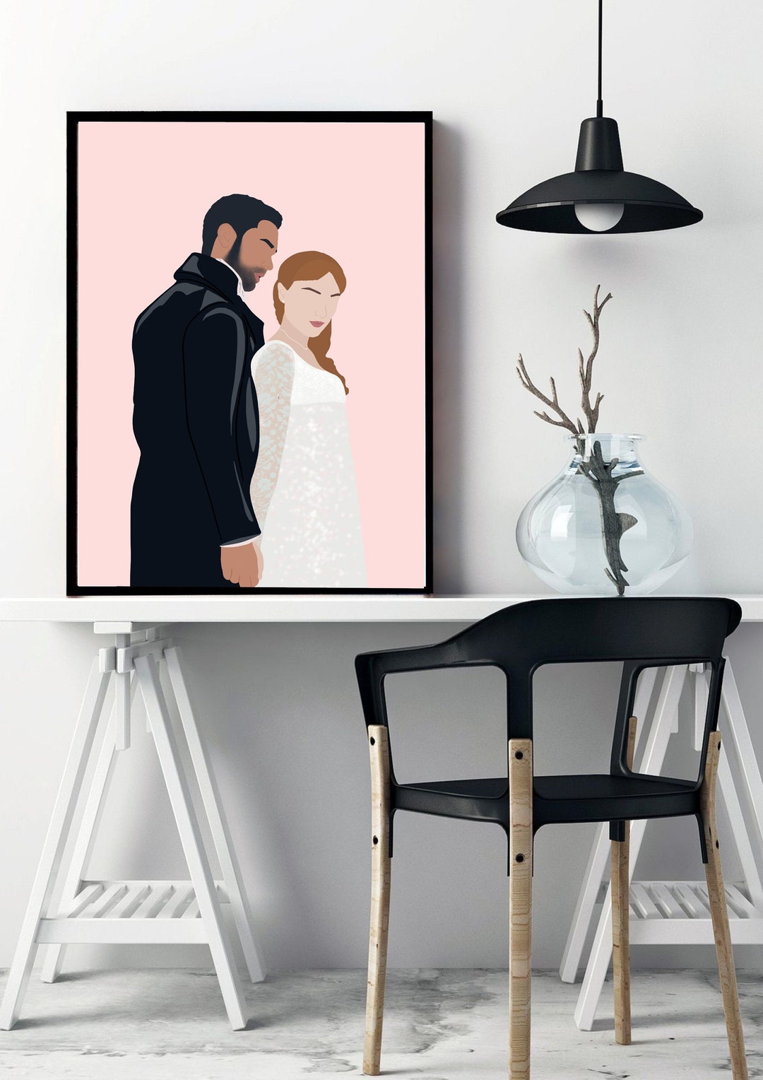 Bridgerton | Daphne and Simon the Duke | Digital Download | Hand Drawn ...