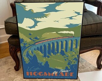 Hogsmeade Travel Poster - Etsy
