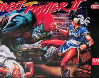 Street Fighter Retro Poster - Etsy