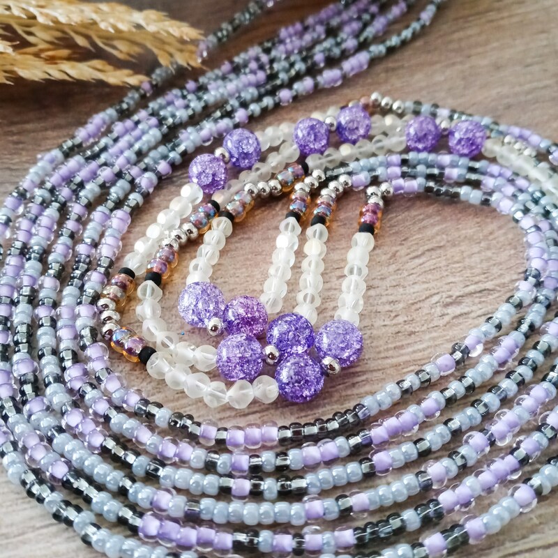 Purple Beads - Etsy