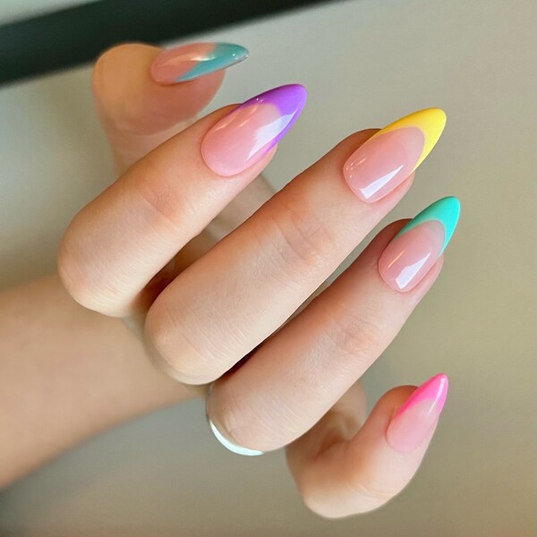 Stick on French Tip - Etsy