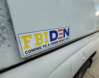 Fbi Bumper Sticker - Etsy