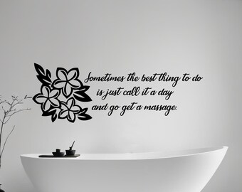 Wall Decals Spa Therapy Beauty Decal Vinyl Sticker SPA Beauty Salon Art ...