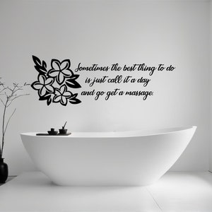 Spa Quotes Wall Decals Spa Therapy Beauty Decal Vinyl Sticker SPA ...