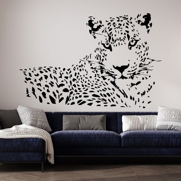Leopard Wall Decal - Etsy