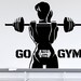 Get in Shape Decal,gym Wall Decal,gym Wall Art,fitness Wall Quotes ...