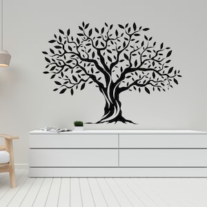 Tree of Life Wall Decal,metal Family Tree Wall Sticker,tree of Life ...