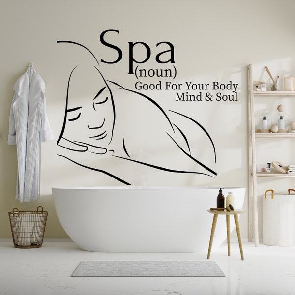 Spa Decal - Etsy