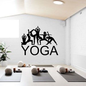 Yoga Wall Decal,yoga Quotes Wall Sticker,yoga Wall Art,meditation Wall ...
