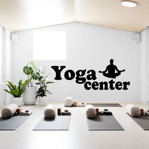 Yoga Wall Decal,yoga Quotes Wall Sticker,yoga Wall Art,meditation Wall ...