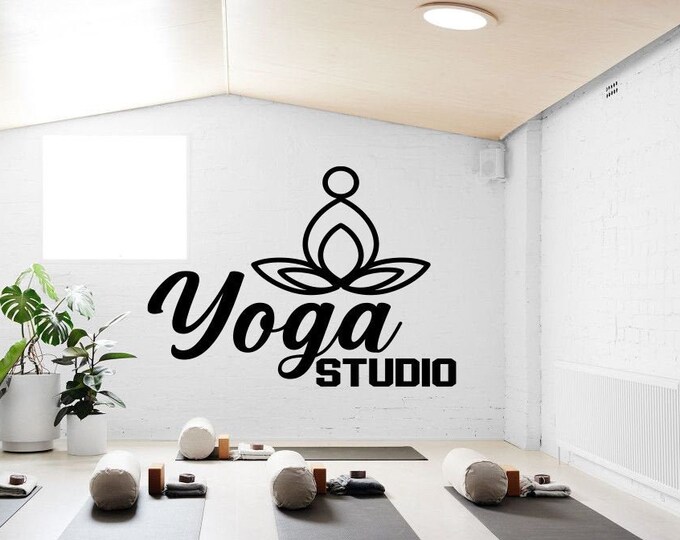 Yoga Wall Decal,yoga Quotes Wall Sticker,yoga Wall Art,meditation Wall ...