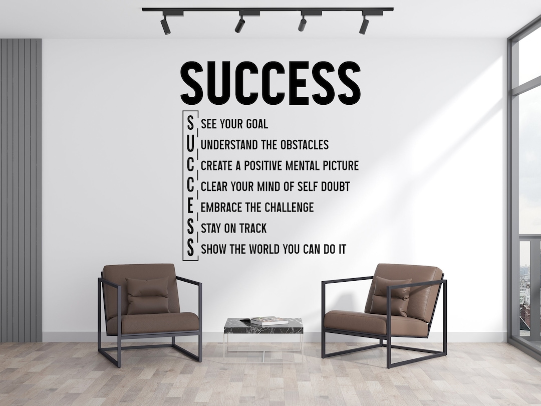 Motivation Wall Decal Motivation Quotes Decal Office Wall Sticker ...