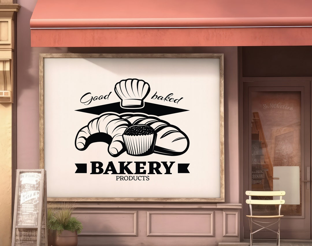 Bakery Wall Decal,backing Wall Art,art Backery Wall Sticker,fresh Bread ...