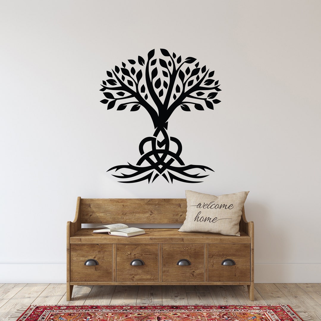 Tree of Life Wall Decal,metal Family Tree Wall Sticker,tree of Life ...