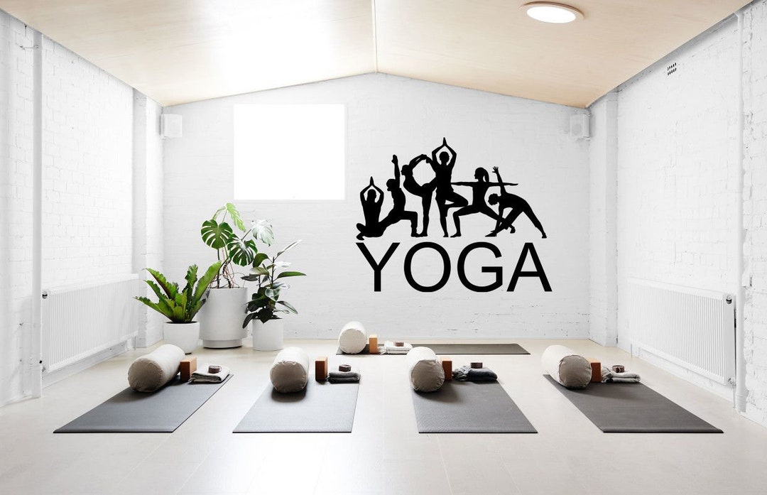 Yoga Wall Decal,yoga Quotes Wall Sticker,yoga Wall Art,meditation Wall ...