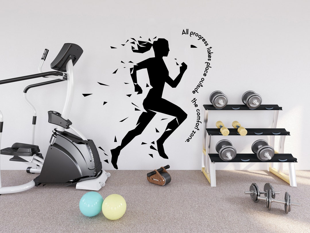 Women Motivation,gym Wall Art, Fitness Wall Quotes, Crossfit Wall ...