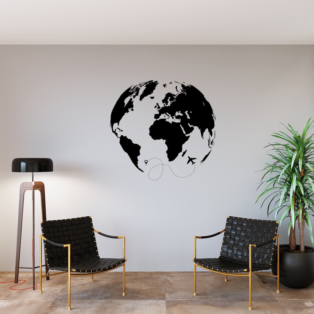 Travel Wall Decal,travel Tour Center Wall Art,travel Wall Sticker ...