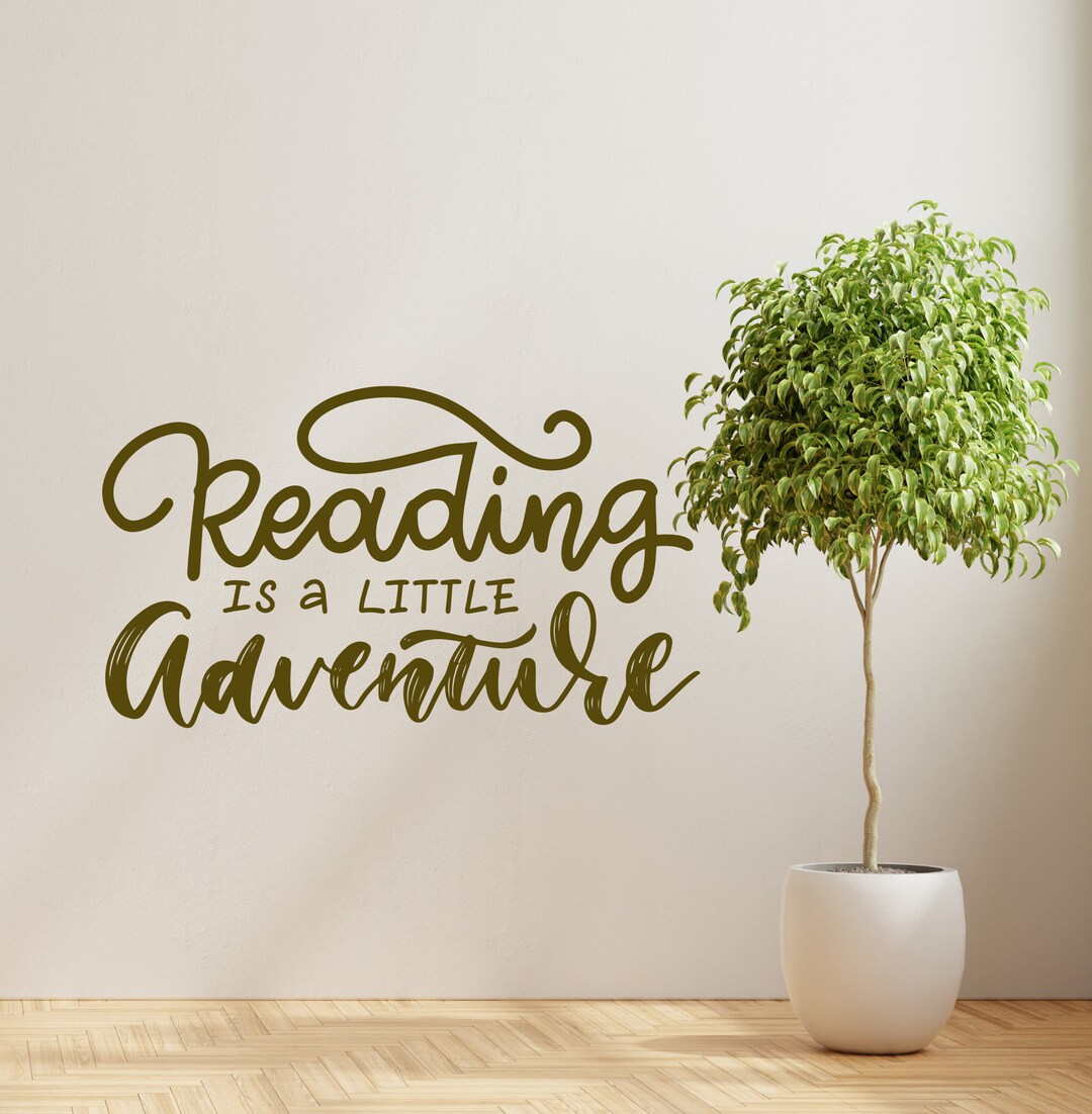 Read Books Wall Decal- Books Quotes Wall Art-reading Corner Quotes Wall ...