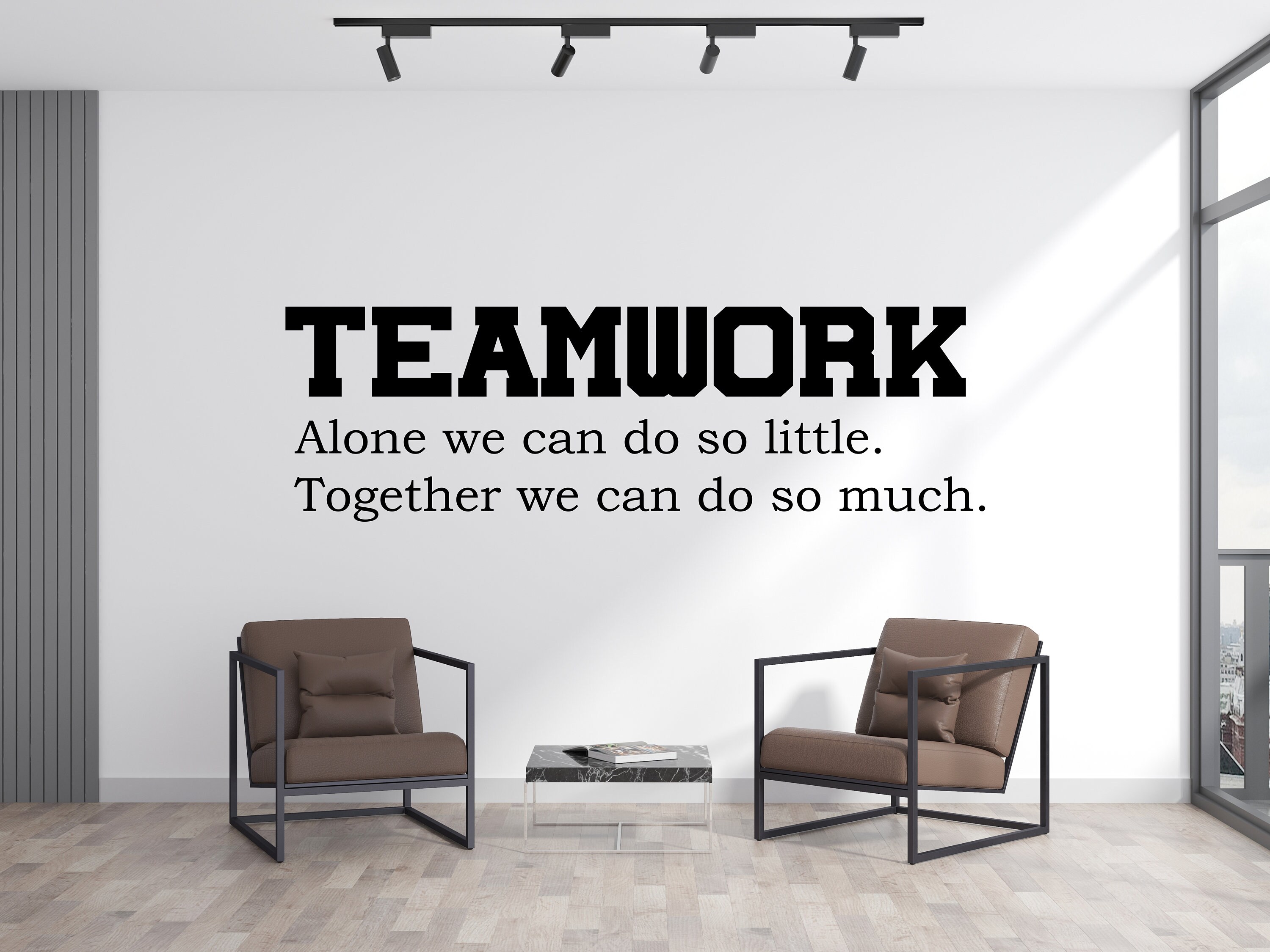 Teamwork Wall Decal,office Wall Art,teamwork Quote Wall Sticker,vinyl ...