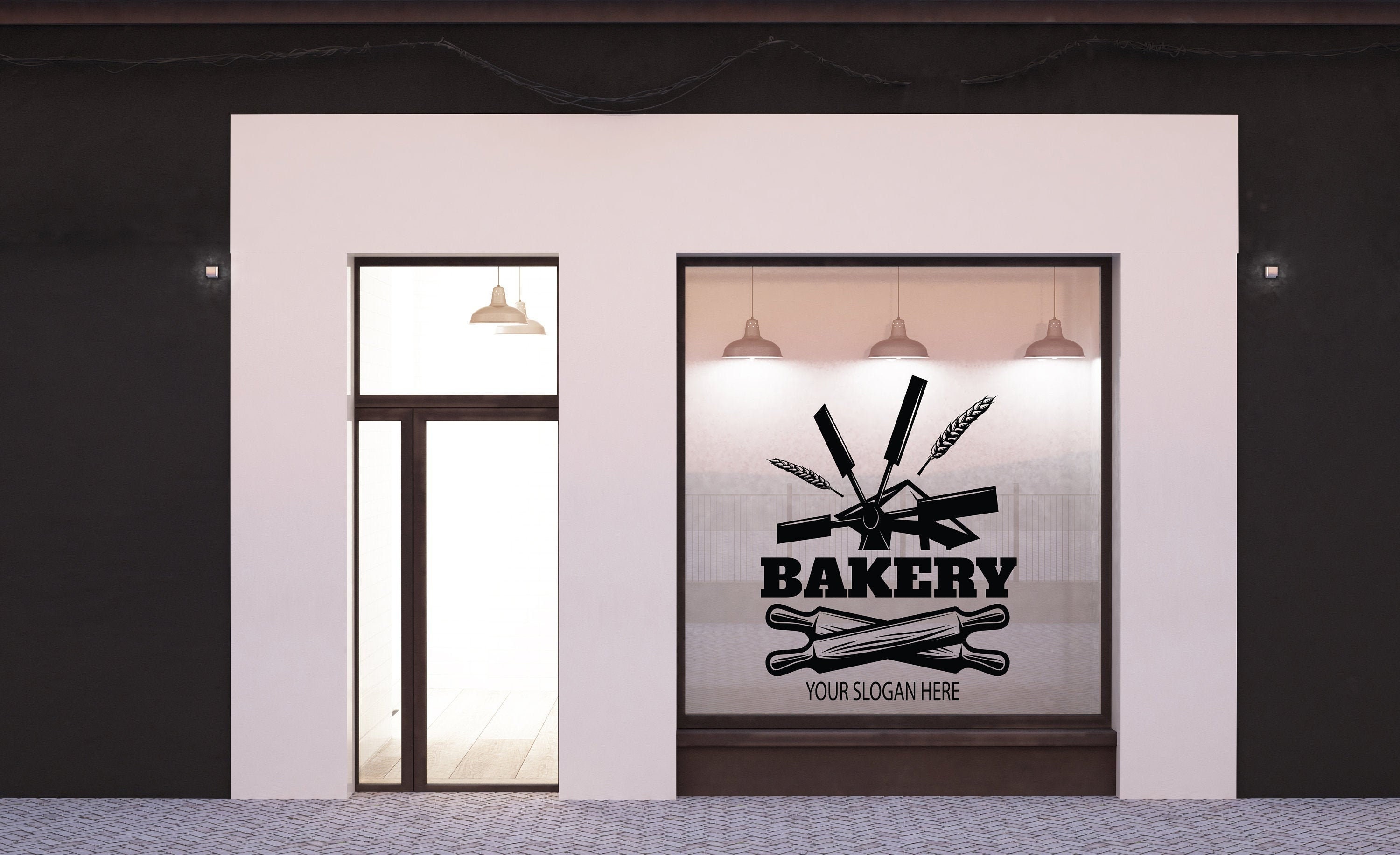 Bakery Wall Decalbacking Wall Artart Backery Wall - Etsy