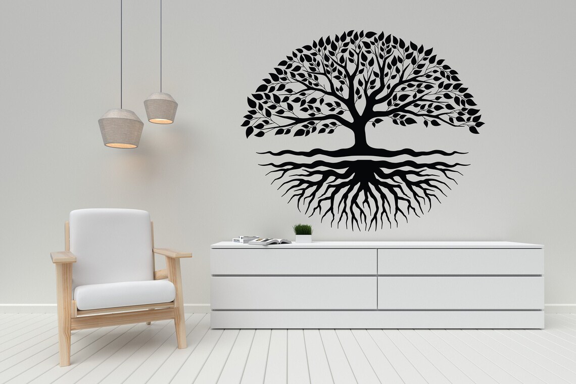 Tree of Life Wall Decal,metal Family Tree Wall Sticker,tree of Life ...