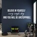 Gym Wall Decal,gym Wall Art,fitness Wall Quotes,crossfit Wall Sticker ...