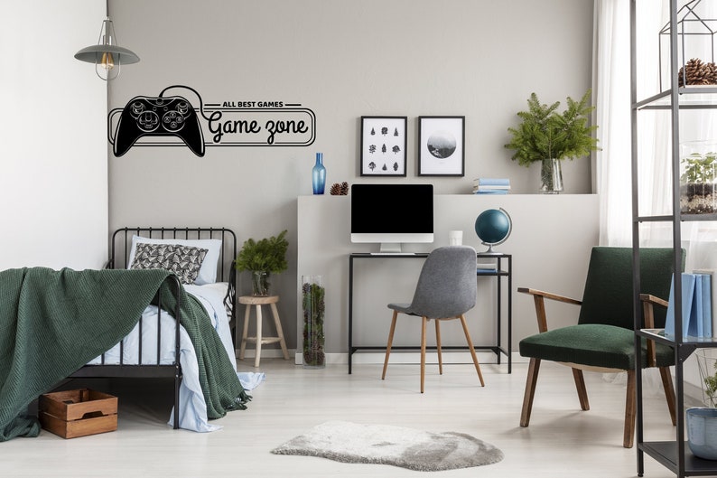 Game Zone Wall Decalgame Wall Artbest Gamer Wall - Etsy