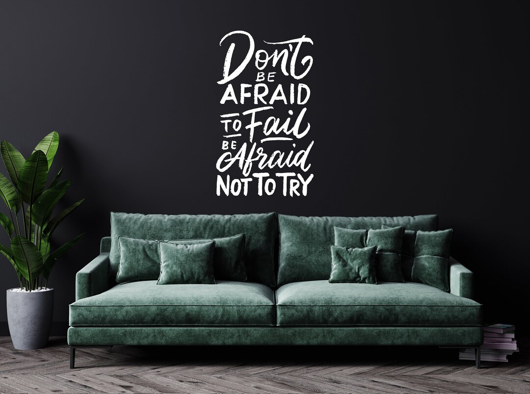 Motivational Quotes Wall Decal,inspiratin Quotes Wall Art,vinyl Letter ...