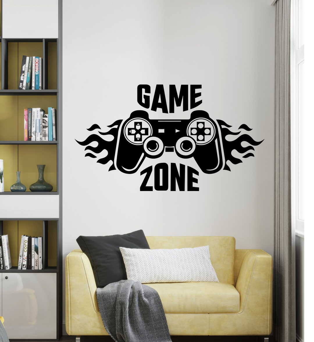 Game Zone Wall Decalgame Wall Artbest Gamer Wall - Etsy