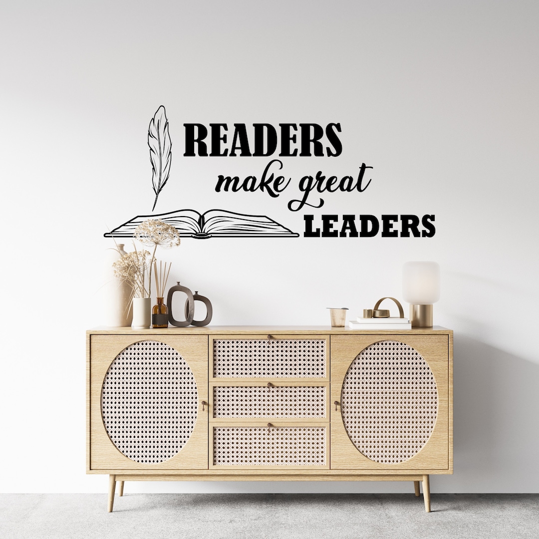 Reading Quotes Wall Decal,inspiratin Book Quotes Wall Art,vinyl Letter ...