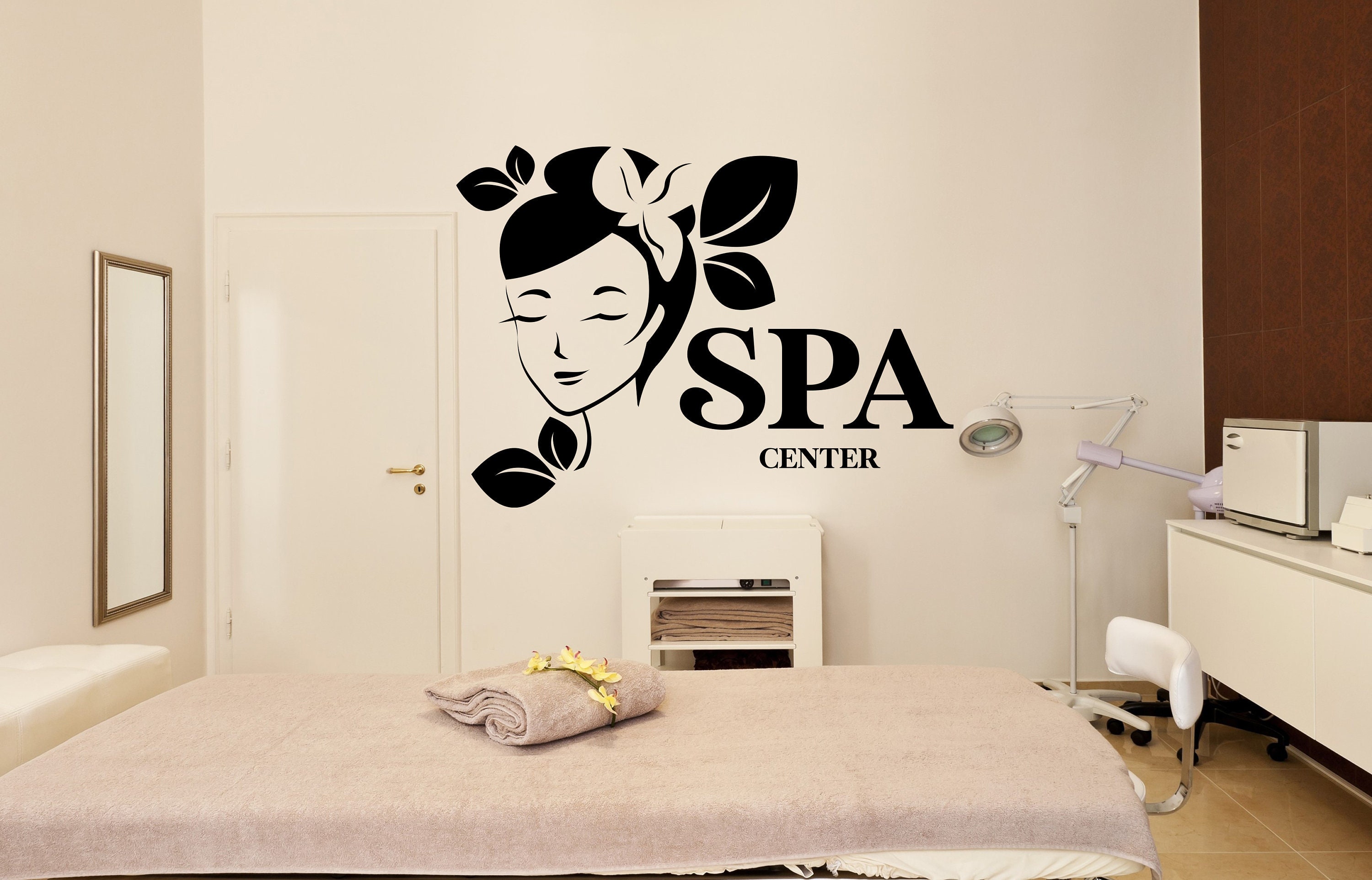 Spa Salon Wall Decalspa Center Wall Artspa Center | Etsy