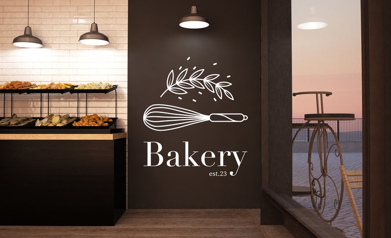 Bakery Shop Wall Decal,backing Wall Art,bread Wall Sticker,fresh Bread ...