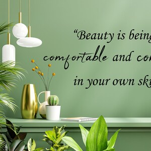 Spa Salon Wall Decal,spa Center Wall Art,spa Center Sticker,spa Salon ...