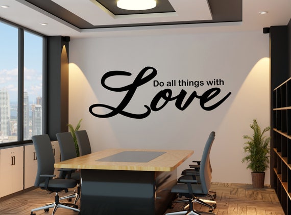 Office Wall Decal Motivation Quotes Decal Office Wall Sticker - Etsy