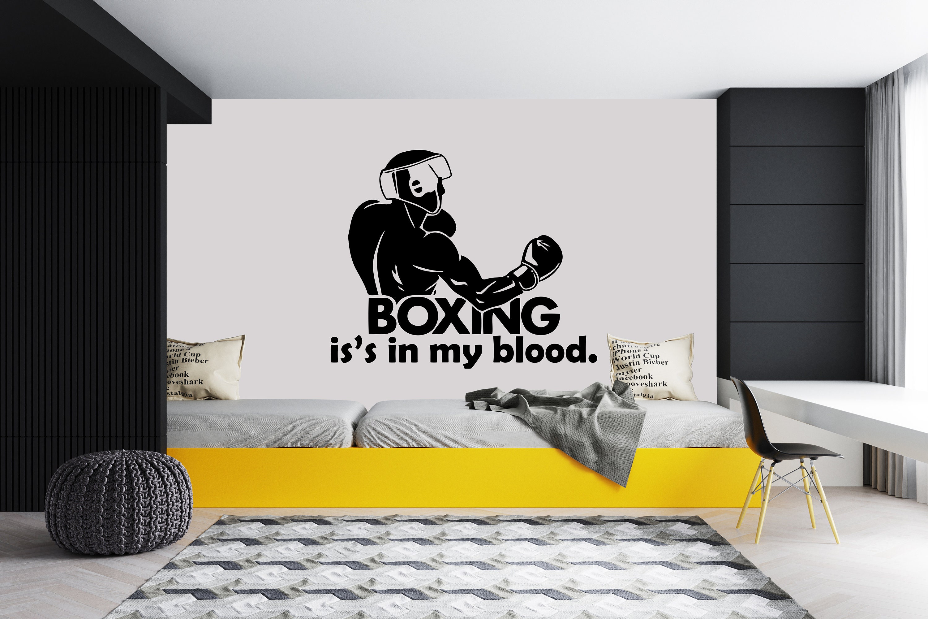 Boxing Wall Decalboxing Quotes Wall Stickermuhammad Ali - Etsy UK