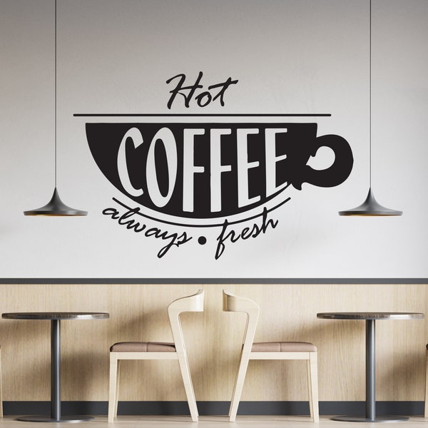 Coffee Shop Decals - Etsy