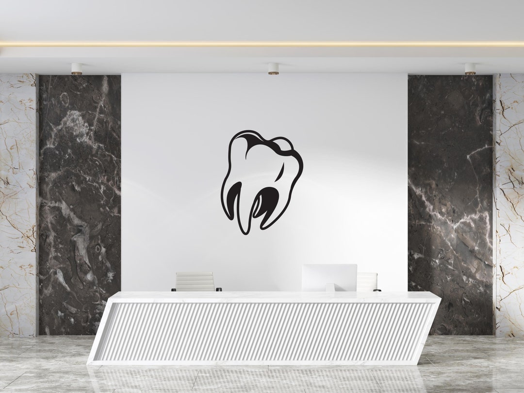 Dental Tooth 3D Wall Decal,tooth Logo Wall Decal,perfect Decal for Your ...