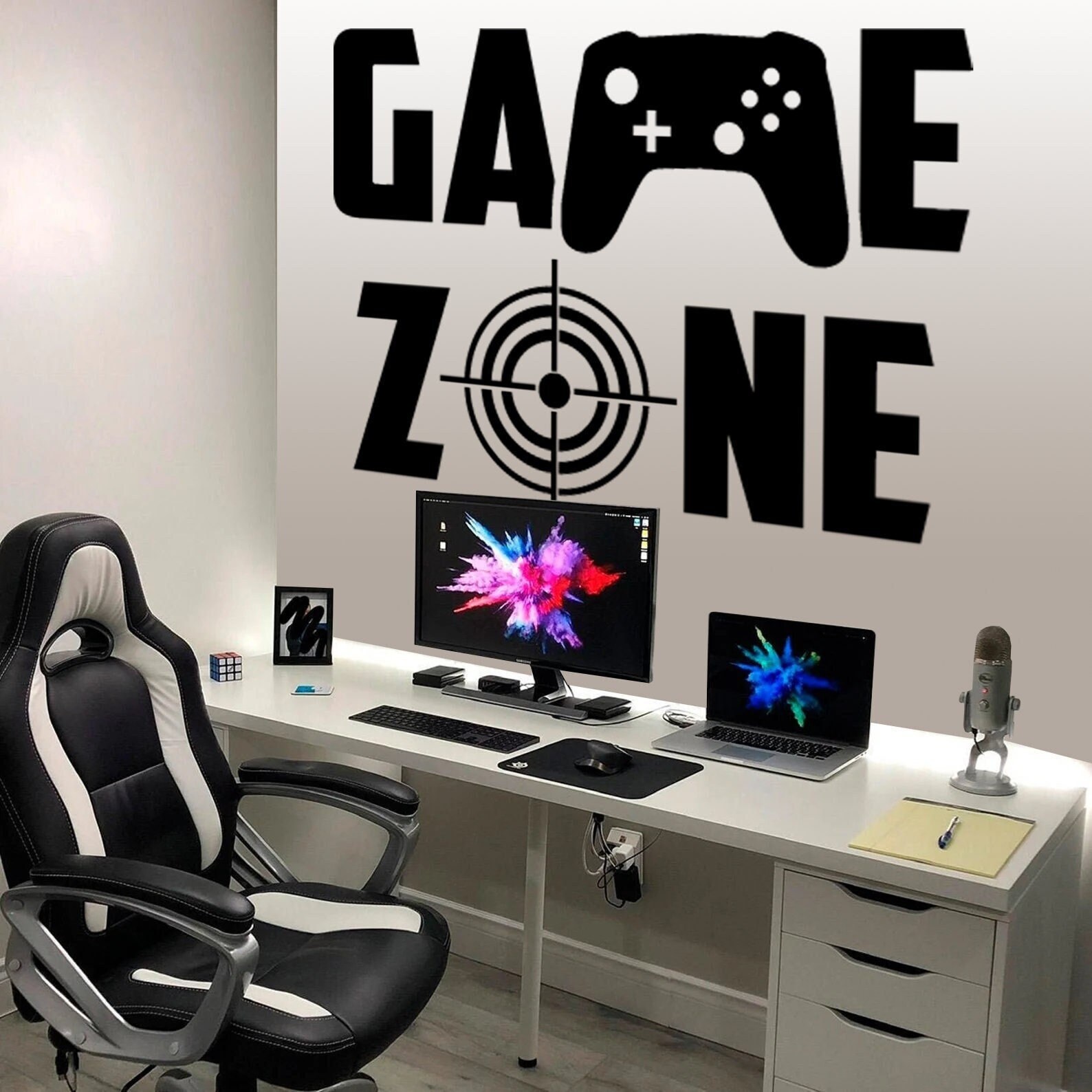 Game Zone Wall Decalgame Wall Artbest Gamer Wall - Etsy