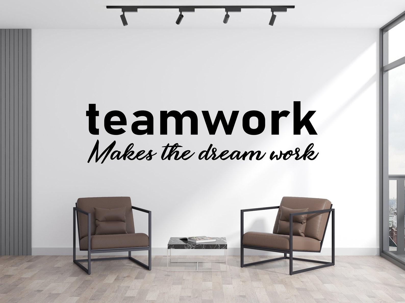 Teamwork Wall Decal,office Wall Art,teamwork Quote Wall Sticker,vinyl ...